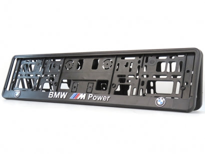 BMW M Power Number Plate Frames – OEM Stylez
