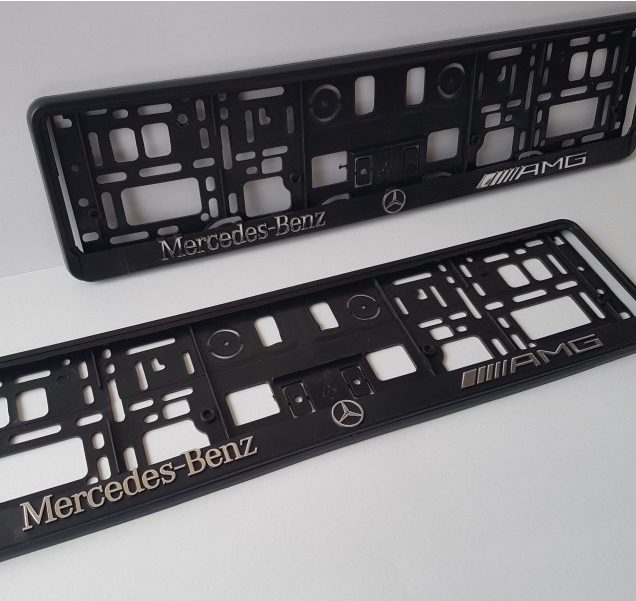 Mercedes AMG Number Plate Frames – OEM Stylez